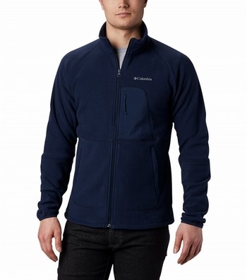 Columbia Mens Rapid Expedition Full Zip Fleece Jacket Collegiate Navy