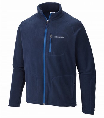 Columbia Mens Fast Trek Ii Full Zip Fleece Jacket Collegiate Navy